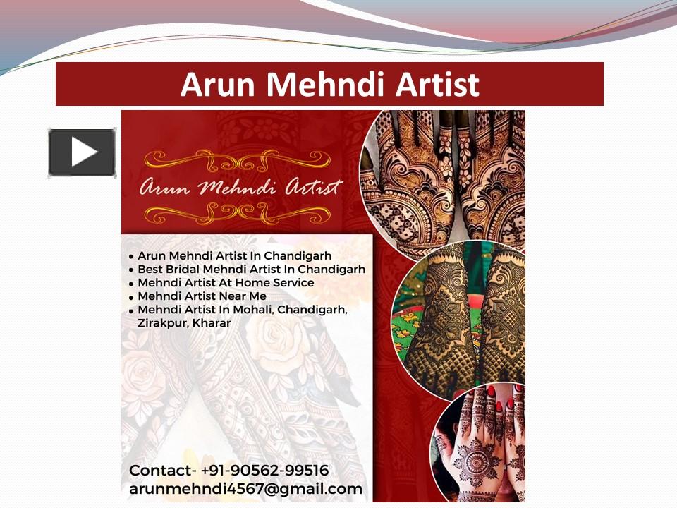 PPT – Arun Mehndi Artist - Bridal Mehndi Service In Chandigarh PowerPoint presentation | free to ...