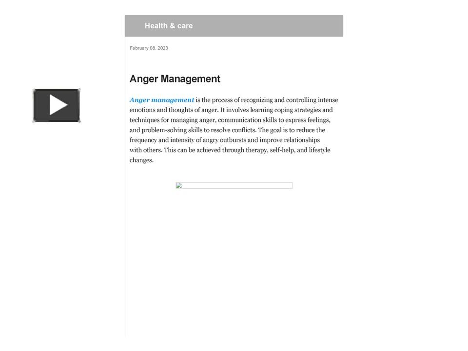 PPT – Anger Management PowerPoint presentation | free to download - id ...