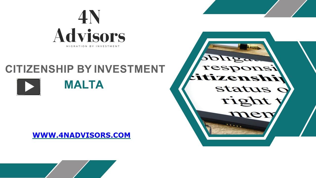 PPT – Citizenship by Investment Malta PowerPoint presentation | free to download - id: 966d04-MmZlZ