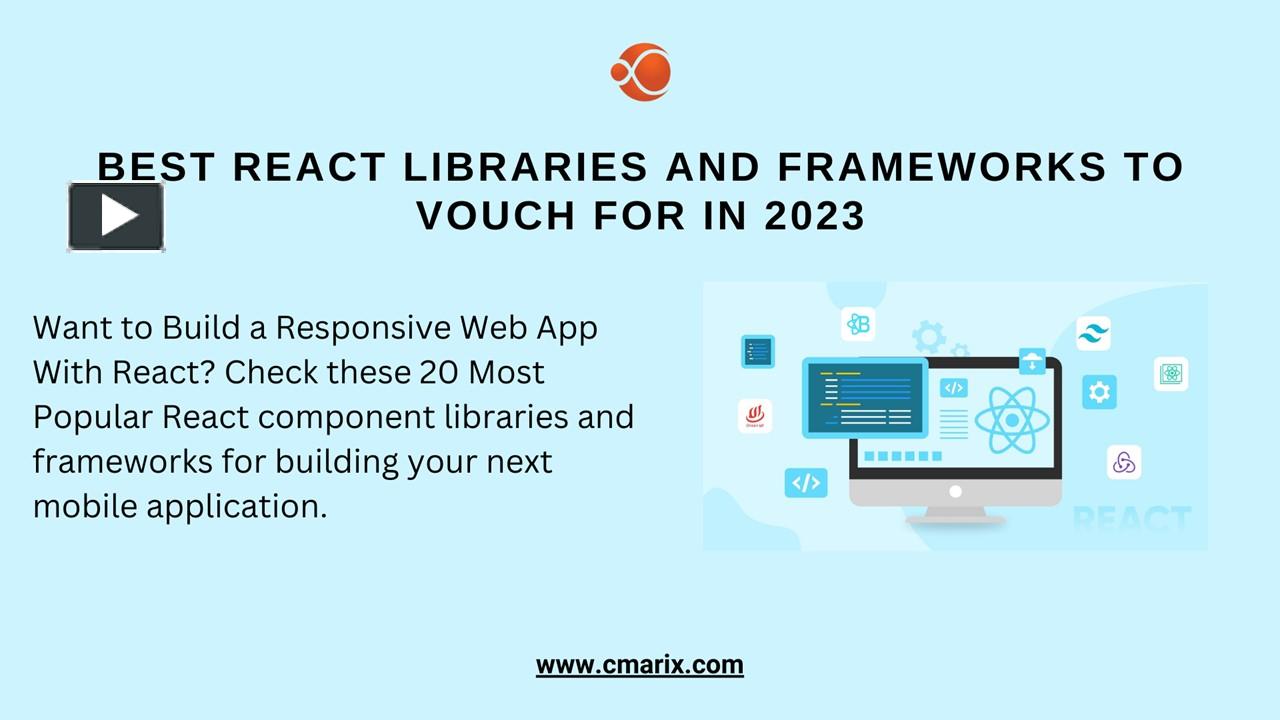 Ppt The Best React Libraries And Frameworks To Recommend Powerpoint Presentation Free To