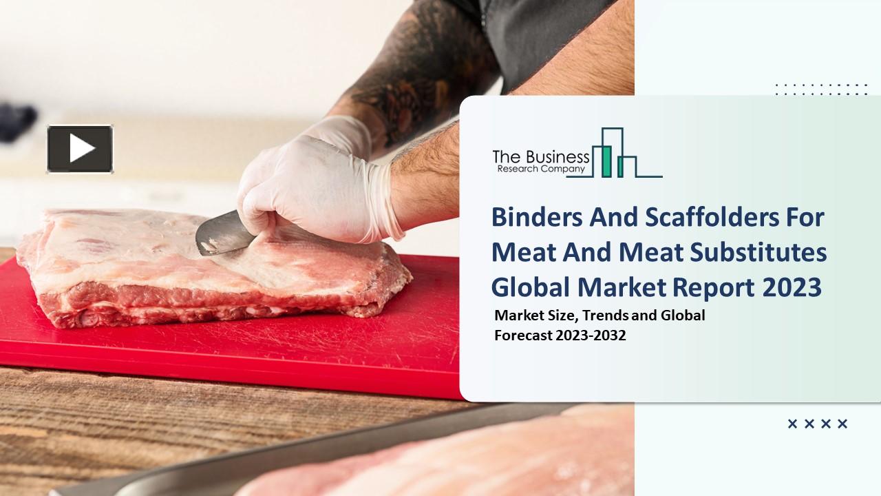 Binders and Scaffolders for Meat And Meat Substitutes Market Outlook ...
