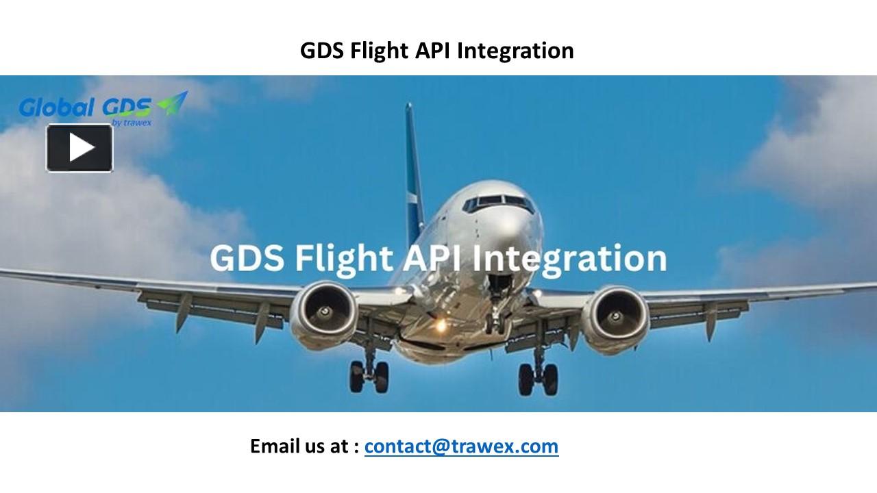 GDS Flight API Integration presentation | free to download