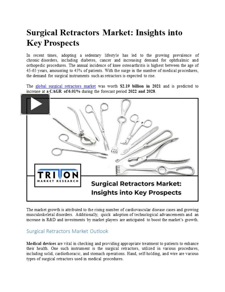 PPT – Surgical Retractors Market: Insights into Key Prospects PowerPoint presentation | free to ...