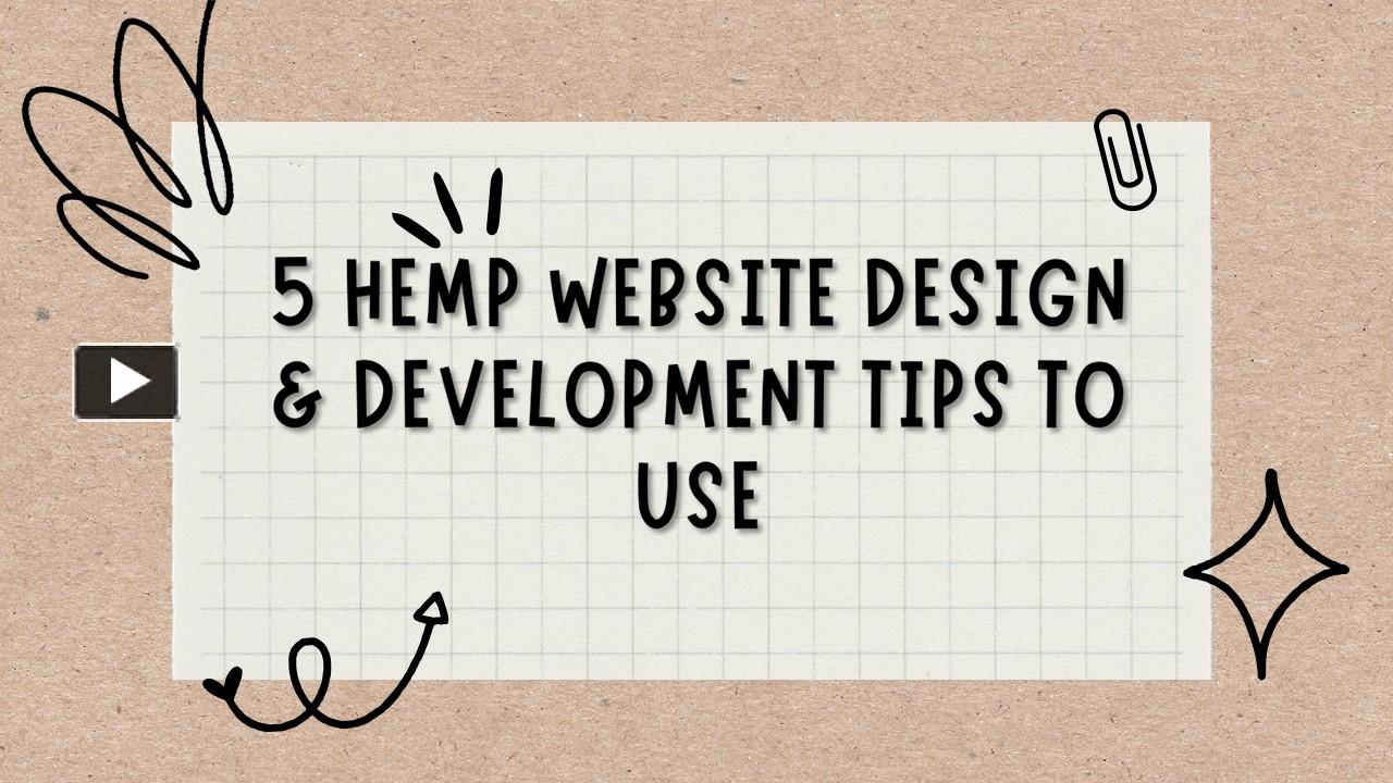 PPT – 5 Hemp Website Design & Development Tips to Use PowerPoint presentation | free to download ...