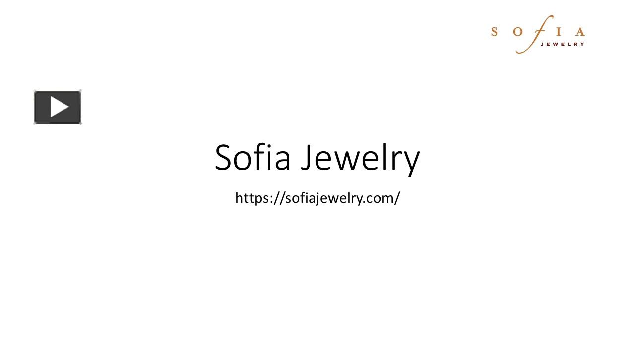 PPT – Shop Unique Black Diamond Jewelry | Sofia Jewelry PowerPoint presentation | free to ...