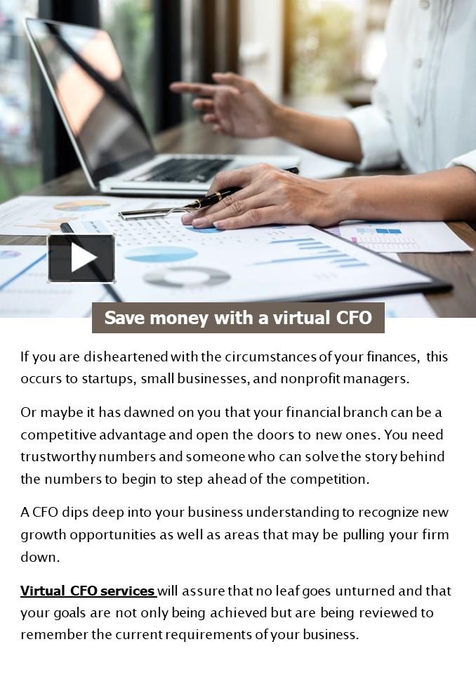 PPT – Save money with a virtual CFO PowerPoint presentation | free to download - id: 967f36-ZDM0N