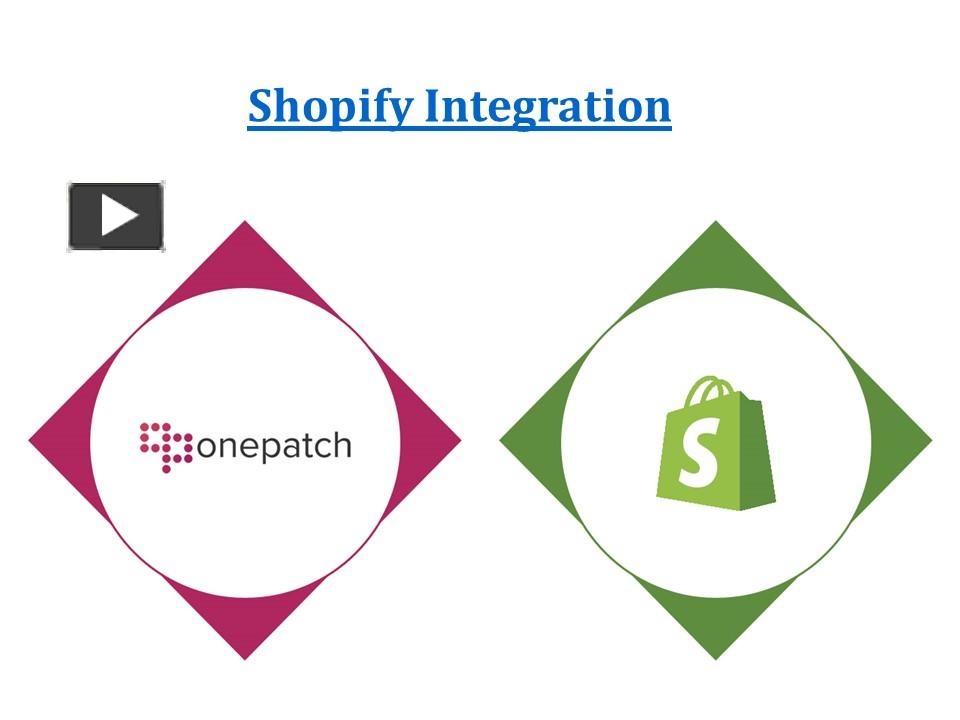 PPT – Shopify Store Integration | Sopify Product Listing and Order Management | OnePatch ...