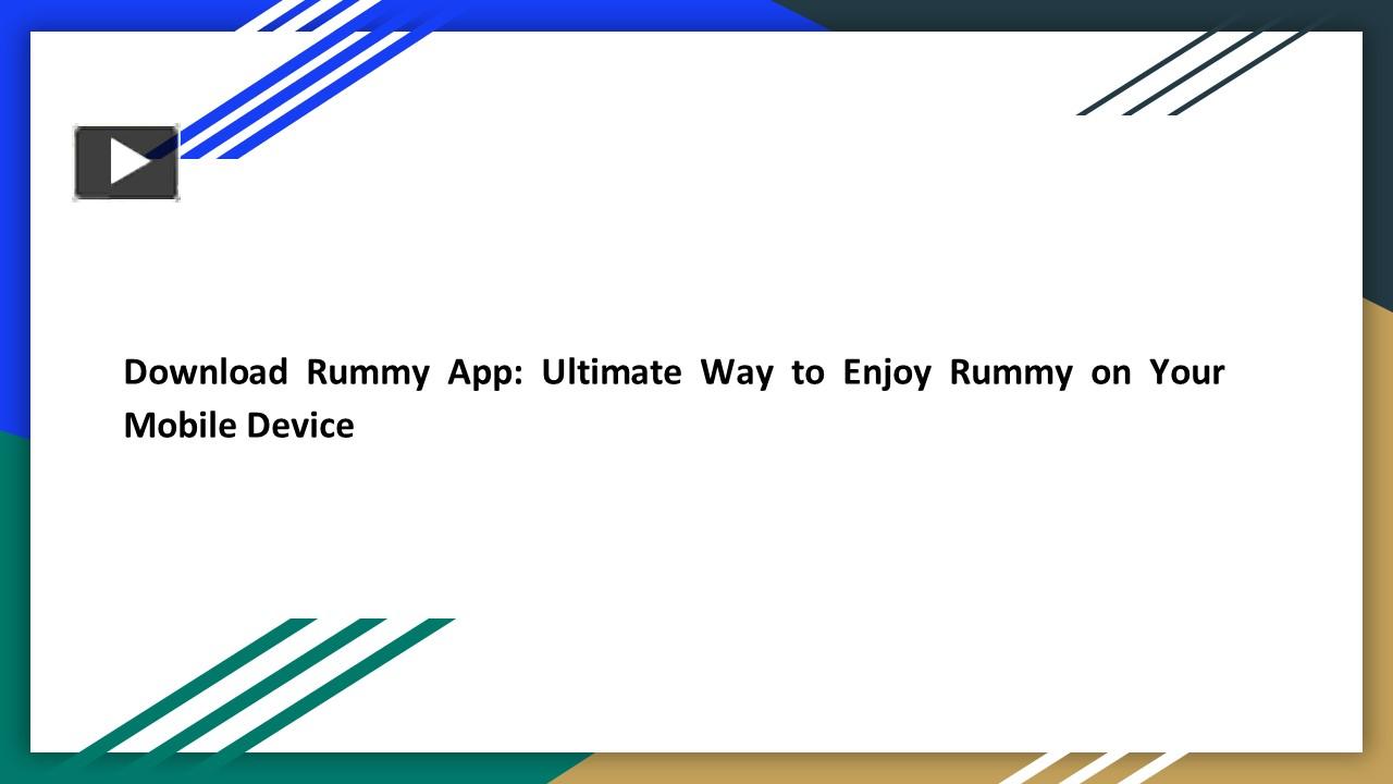 PPT – The Ultimate Guide to Play Rummy - Tips and Strategies for Winning the Game PowerPoint ...