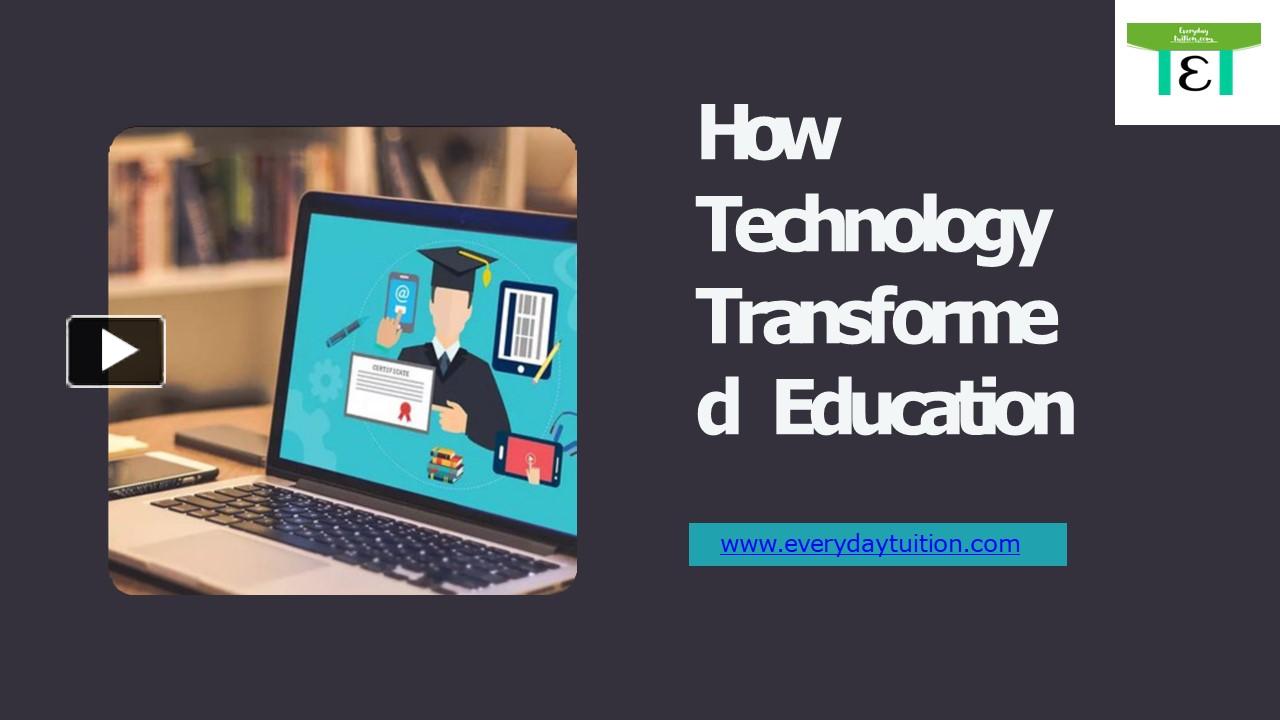 The future of technology in education presentation | free to download