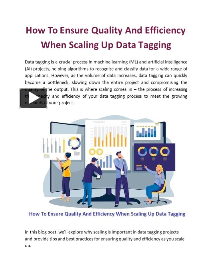Ppt How To Ensure Quality And Efficiency When Scaling Up Data Tagging