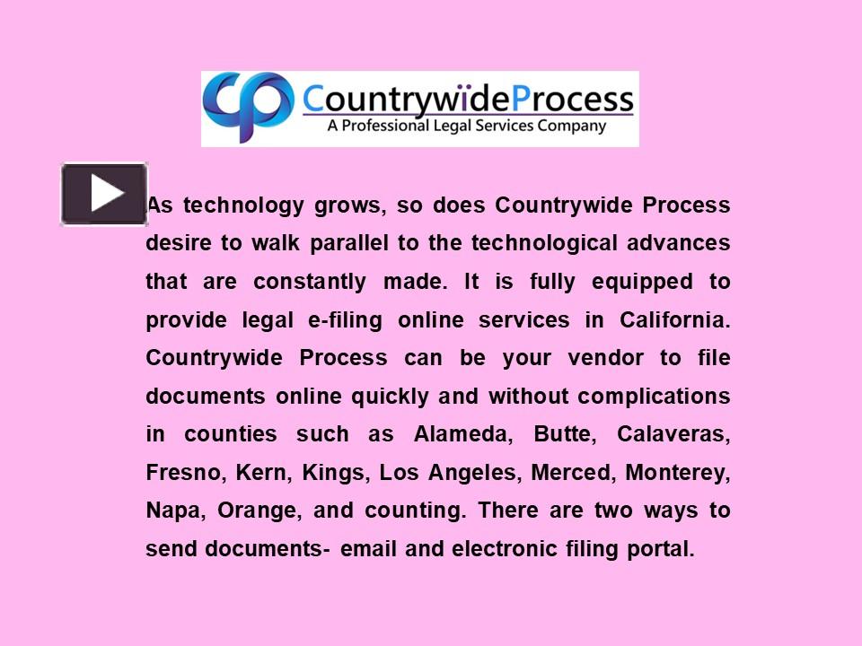 PPT – How you can do legal e-filing online in California PowerPoint presentation | free to ...