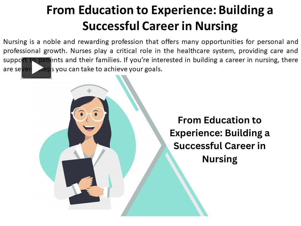 PPT – A Successful Nursing Career Requires Education and Experience (1 ...