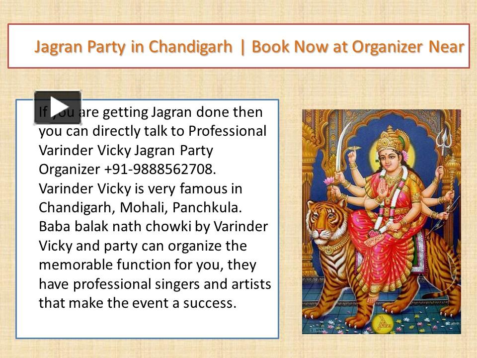PPT – Jagran Party Services - Varinder Vicky event Organizer PowerPoint presentation | free to ...