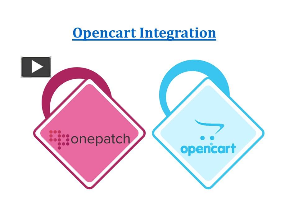 Ppt Opencart Store Integration Order And Inventory Management Solution Onepatch Powerpoint