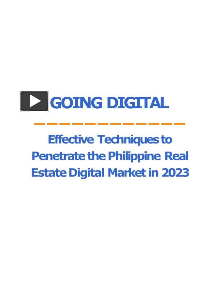 PPT – Comprehensive Philippine Real Estate Marketing Guide PowerPoint presentation | free to ...