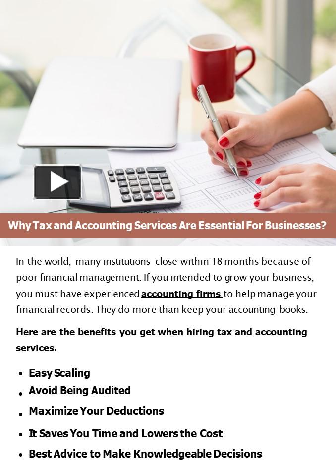 PPT – Why Tax and Accounting Services Are Essential For Businesses? PowerPoint presentation ...