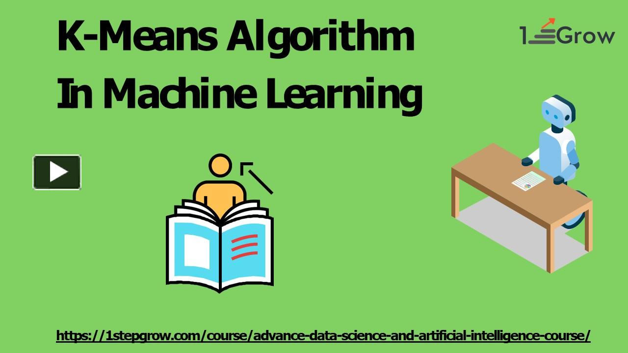 K Means Algorithm In Machine Learning Presentation Free To Download
