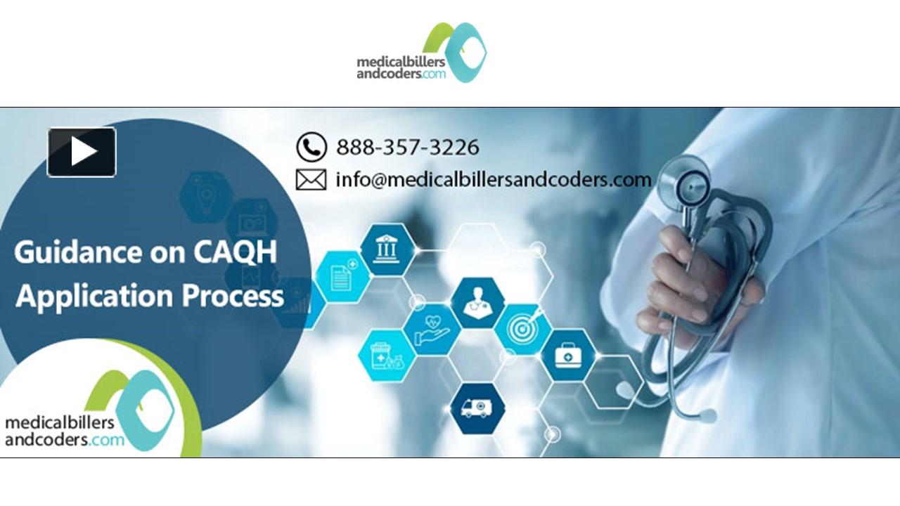 Guidance on CAQH Application Process presentation | free to download