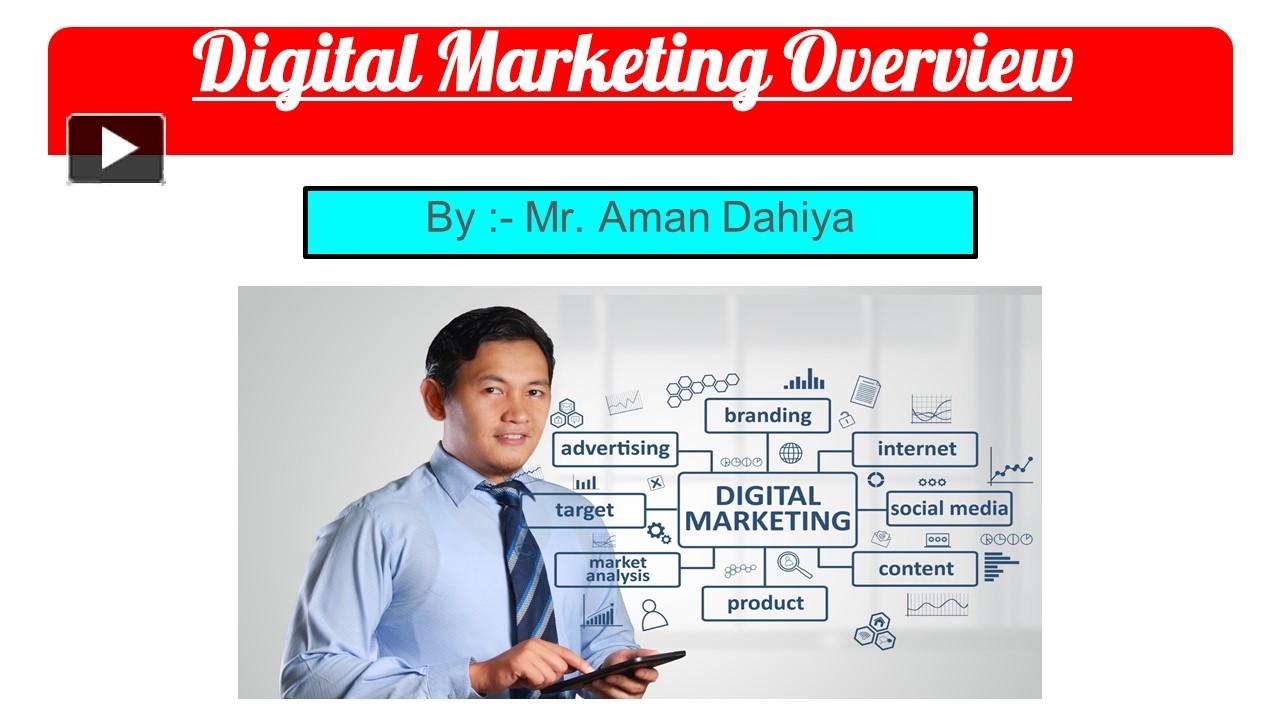 Digital Marketing Overview presentation | free to download