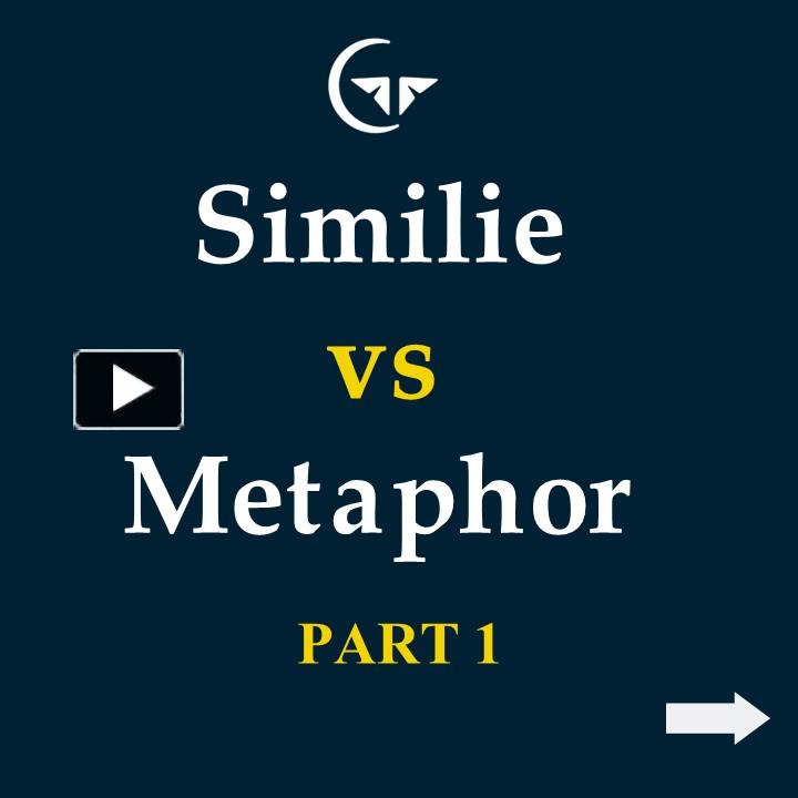 simile vs metaphor presentation | free to download