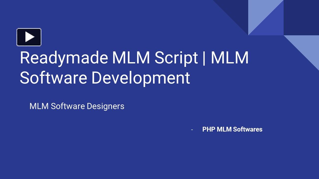 PPT – MLM Mobile App Development Company | MLM App Development ...