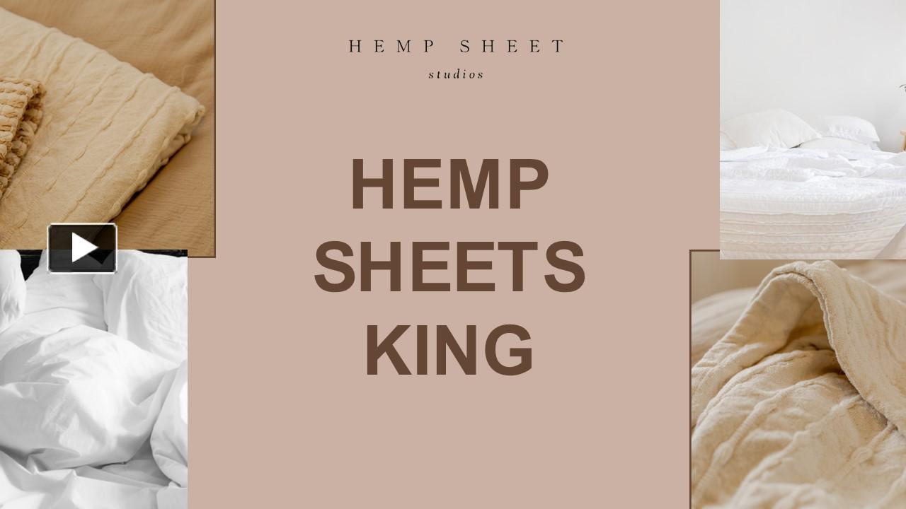 Hemp sheets king presentation | free to download