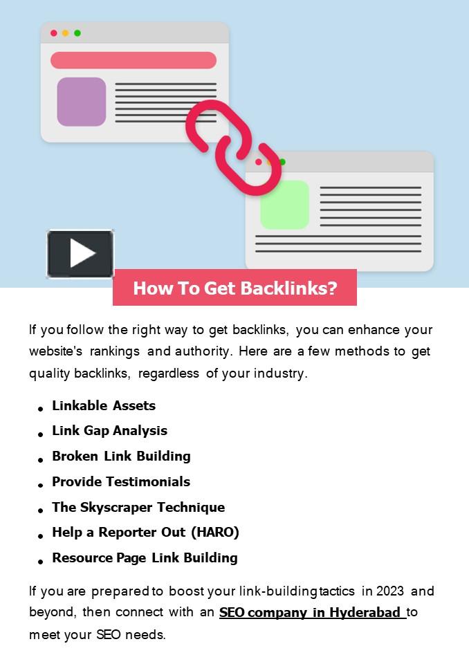 PPT – How To Get Backlinks? PowerPoint presentation | free to download - id: 96a8a3-M2JkO