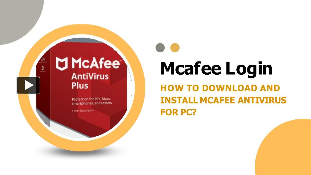 PPT – mcafee login (3) PowerPoint presentation | free to download - id: 96aa82-ZTM2Y