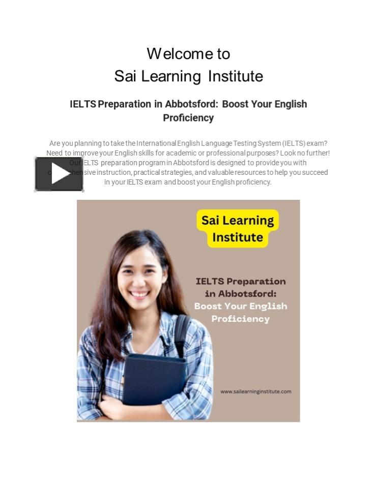 PPT – IELTS Preparation in Abbotsford: Boost Your English Proficiency PowerPoint presentation ...