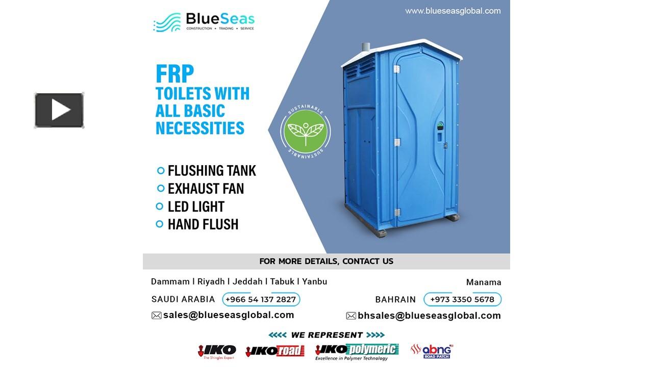 PPT – FRP Toilets in Saudi Arabia 21-04-2023 PowerPoint presentation | free to download - id ...