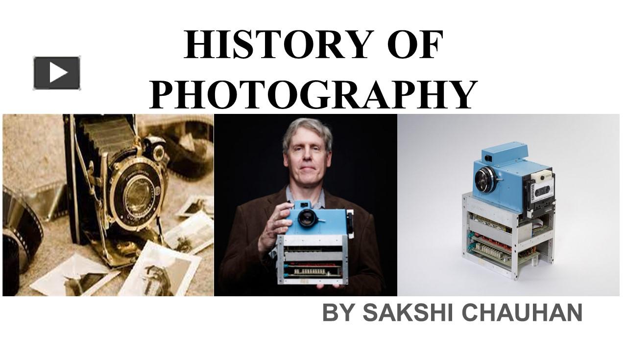 history of photography presentation | free to download