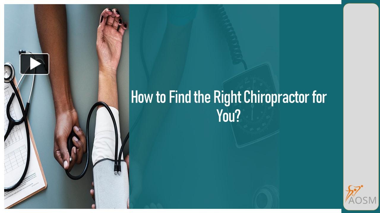 PPT – How to Find the Right Chiropractor for You? PowerPoint presentation | free to download ...