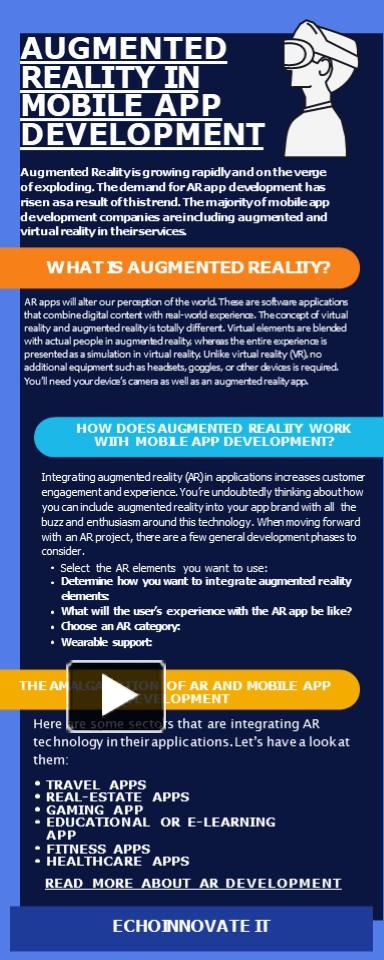 PPT – AR App Development: Bringing Augmented Reality to Life PowerPoint ...