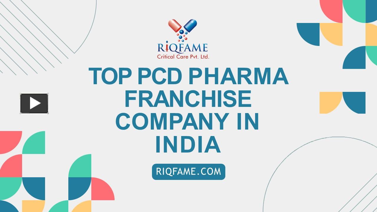 PPT – Top PCD Pharma Franchise Company in India PowerPoint presentation | free to download - id ...