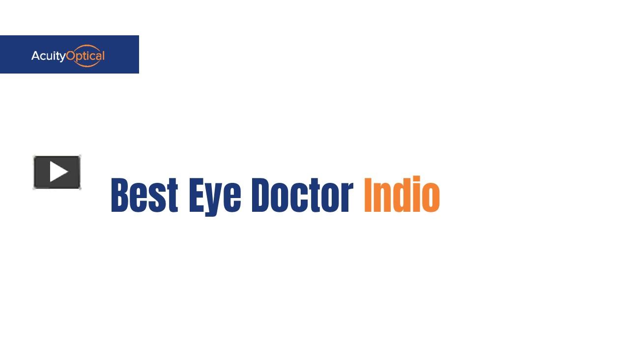 PPT – Symptoms & Treatments For Dry Eye From The Best Eye Doctor Indio PowerPoint presentation ...