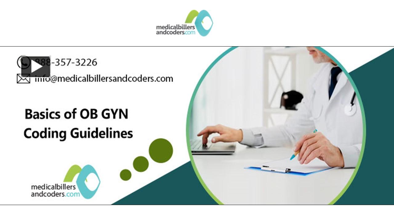 Basics Of Ob Gyn Coding Guidelines Presentation Free To Download
