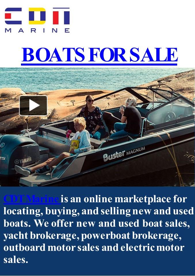 PPT – Best Boats For Sale At CDT Marine PowerPoint presentation | free to download - id: 96c958 ...