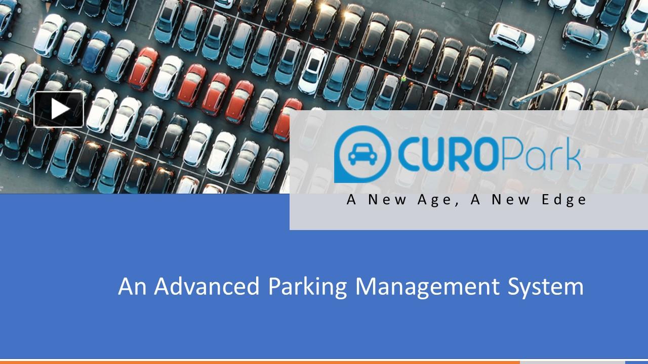 Parking Management System presentation | free to download