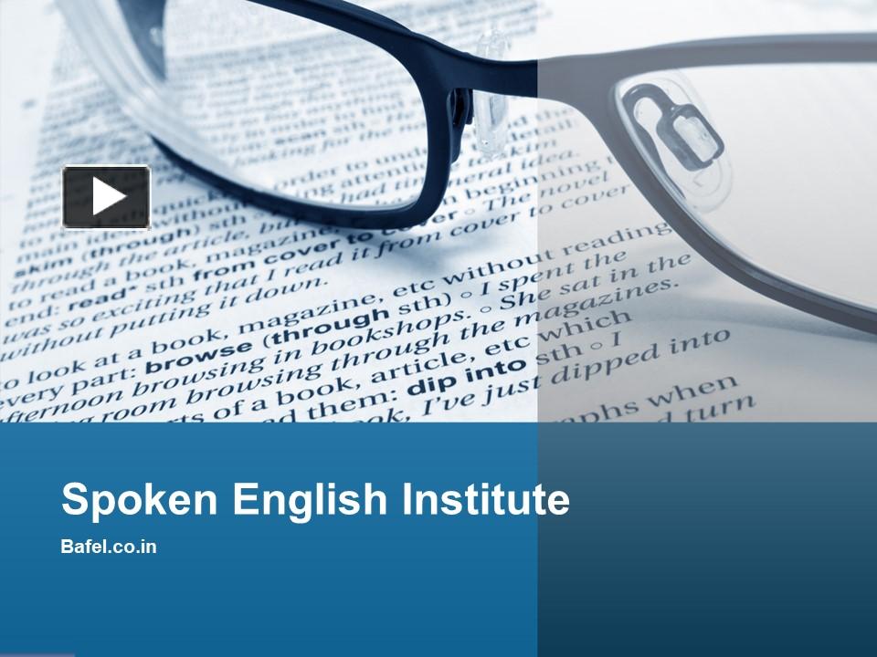 Spoken English Institute in Delhi presentation | free to download