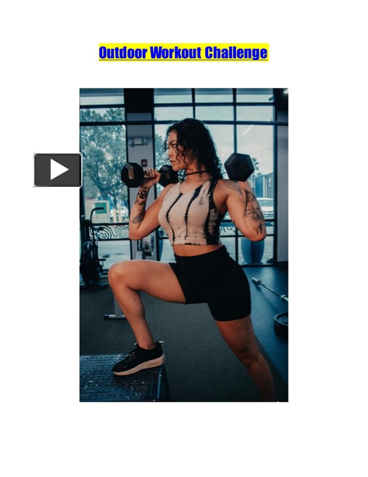 PPT – Outdoor Workout Challenge PowerPoint presentation | free to download - id: 96d60a-ZTU0Y