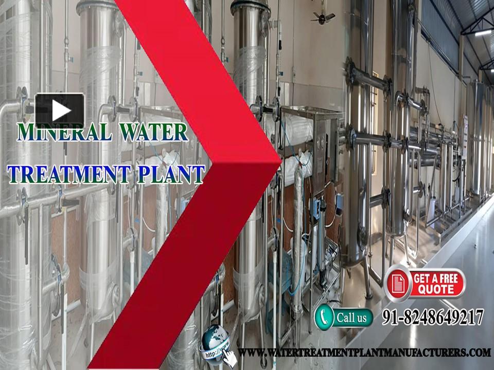 PPT – Mineral Water Treatment Plant | Mineral Water Purification Plant | Chennai | Karnataka ...