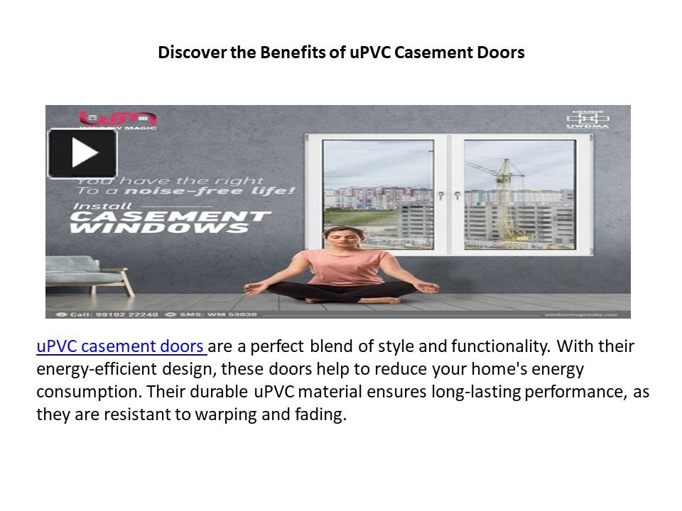 PPT – Discover the Benefits of uPVC Casement Doors PowerPoint presentation | free to download ...