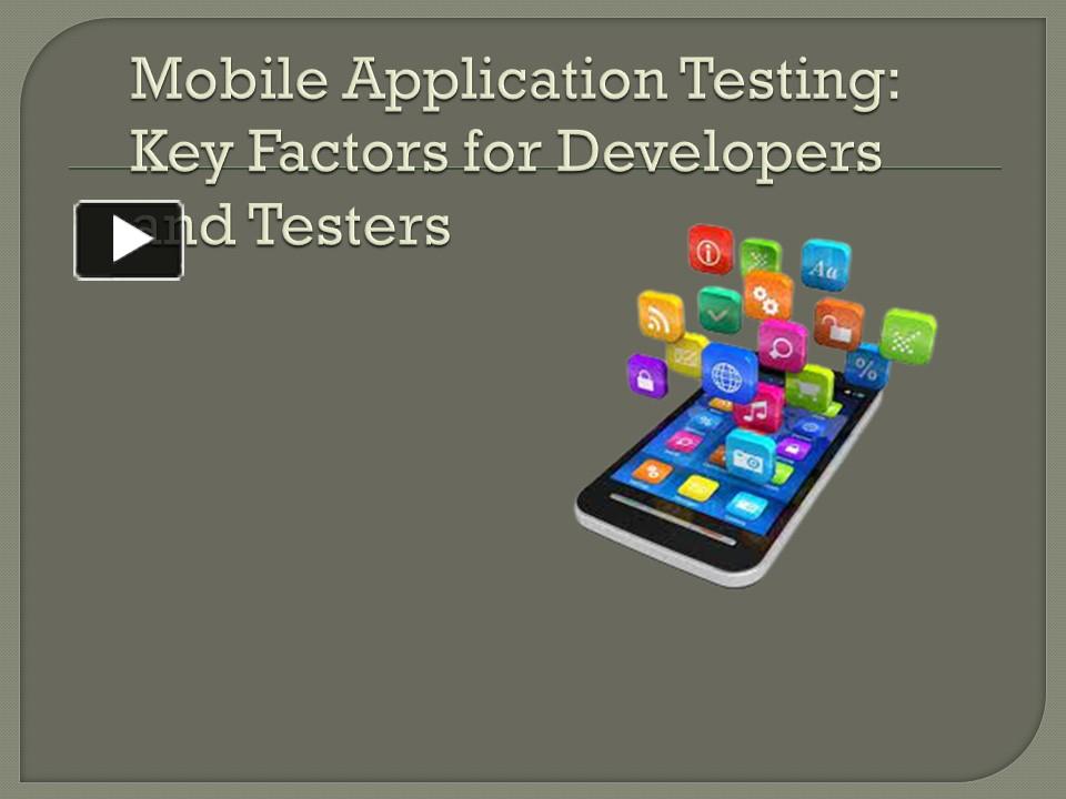 Ppt Mobile App Testing Services Powerpoint Presentation Free To