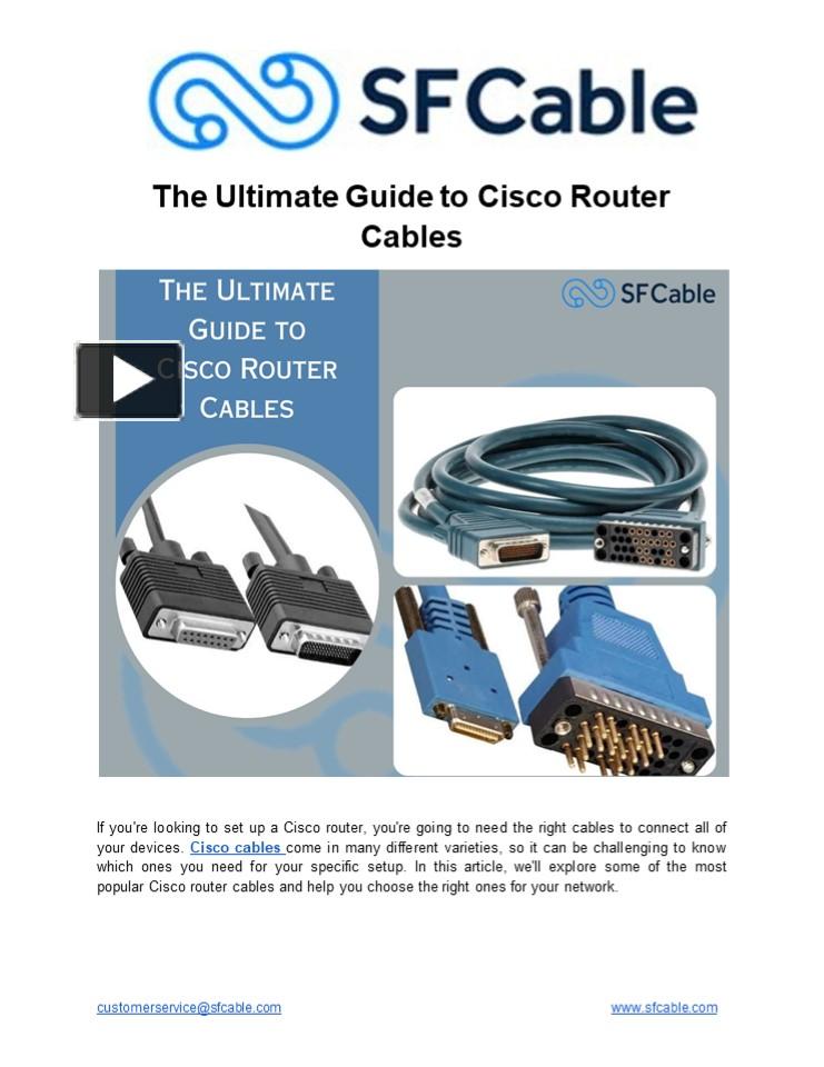 Ppt The Ultimate Guide To Cisco Router Cables Powerpoint Presentation Free To Download Id