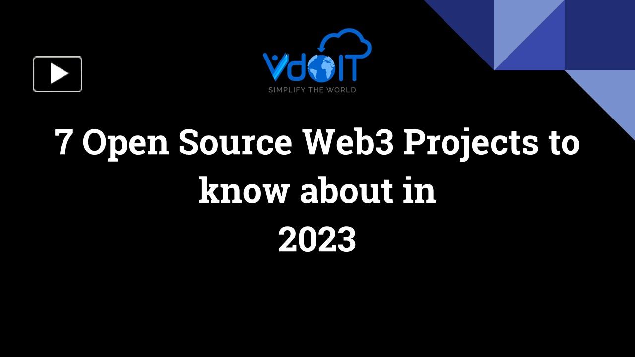 PPT – Open Source Web3 Projects to know about in 2023 PowerPoint presentation | free to download ...