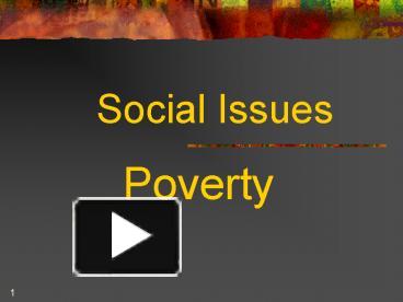 Social Issues presentation | free to view