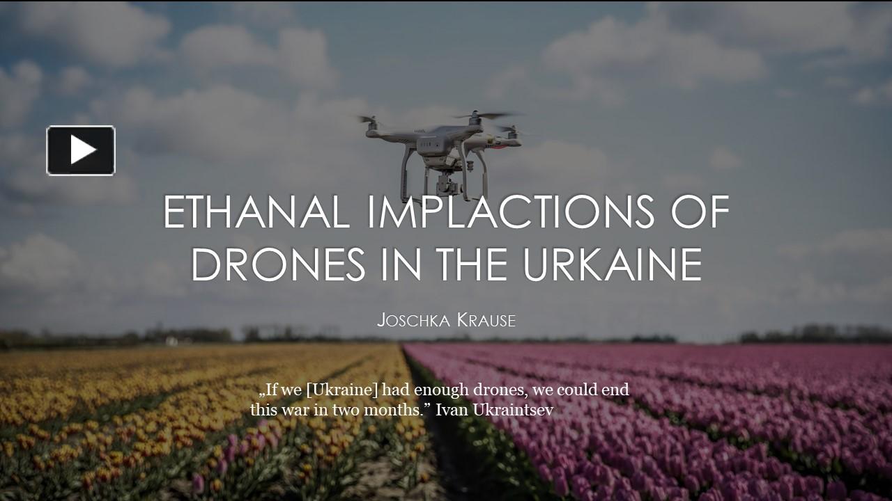 Ukraine Drones presentation | free to download
