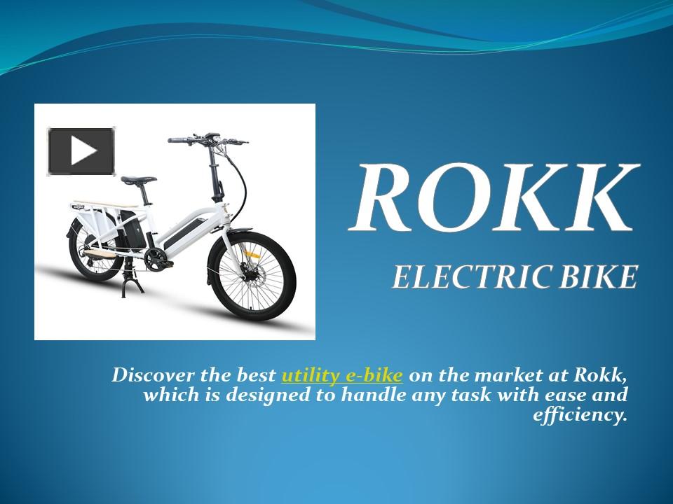 Utility e-bike presentation | free to download