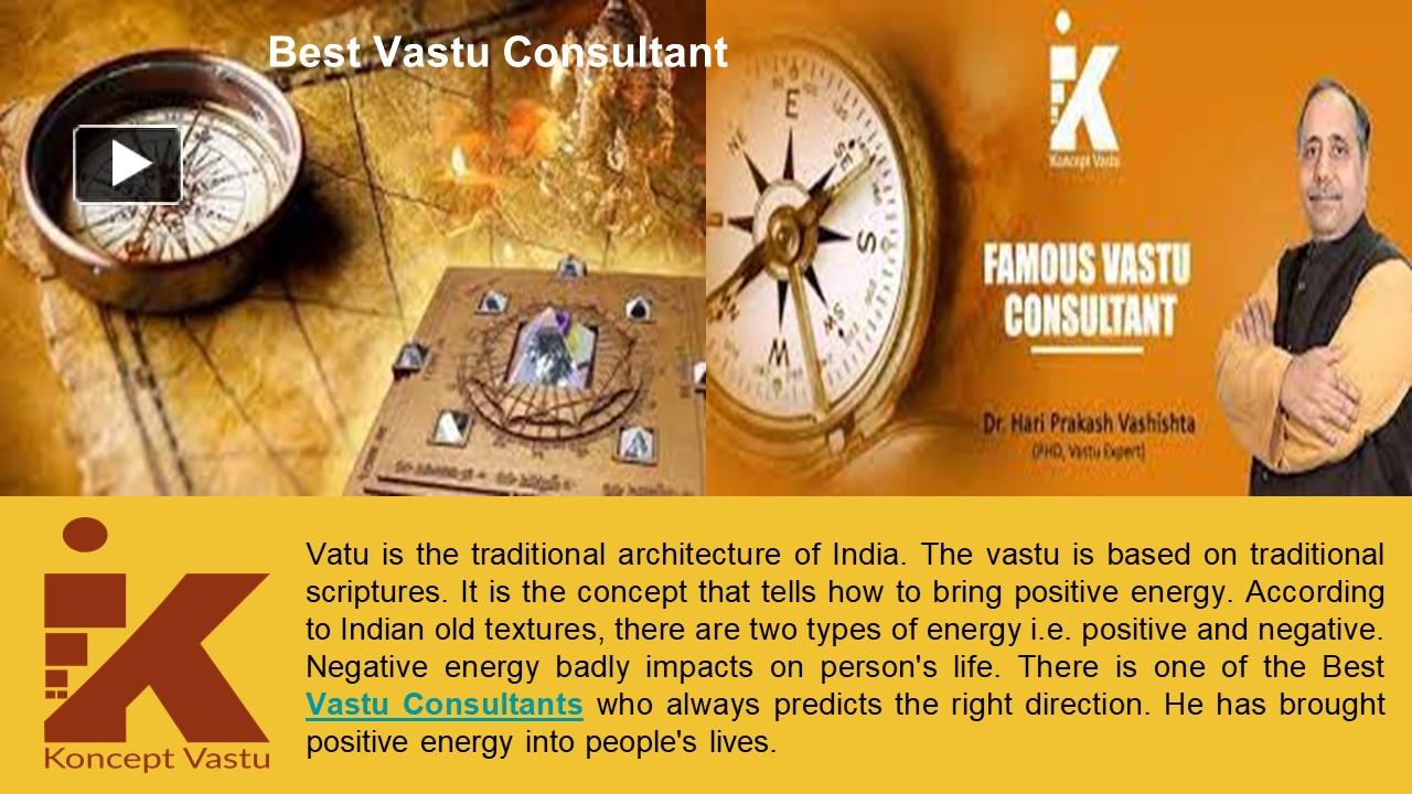 Trusted Vastu consultant in India presentation | free to download
