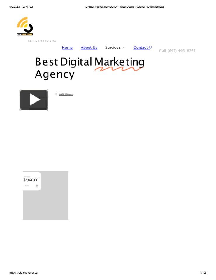 PPT – Digi Marketer Inc PowerPoint presentation | free to download - id: 96e6eb-YzMzM